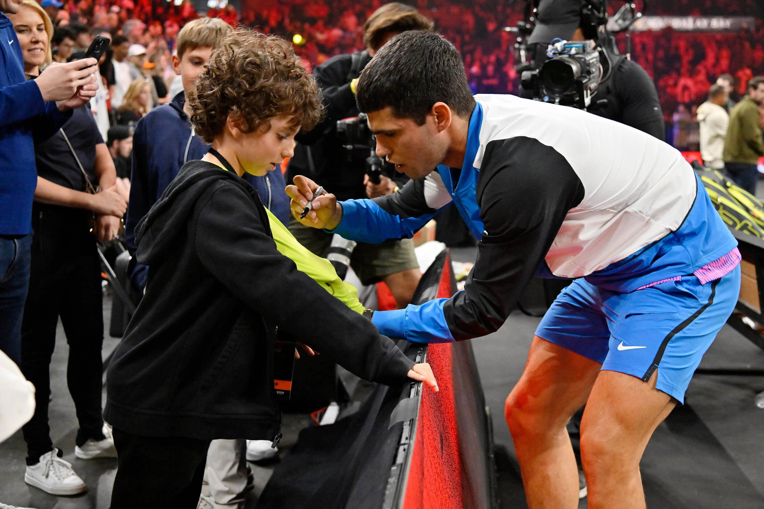 Is een tennispartij in Las Vegas overgoten met klodders Netflix-saus de ...