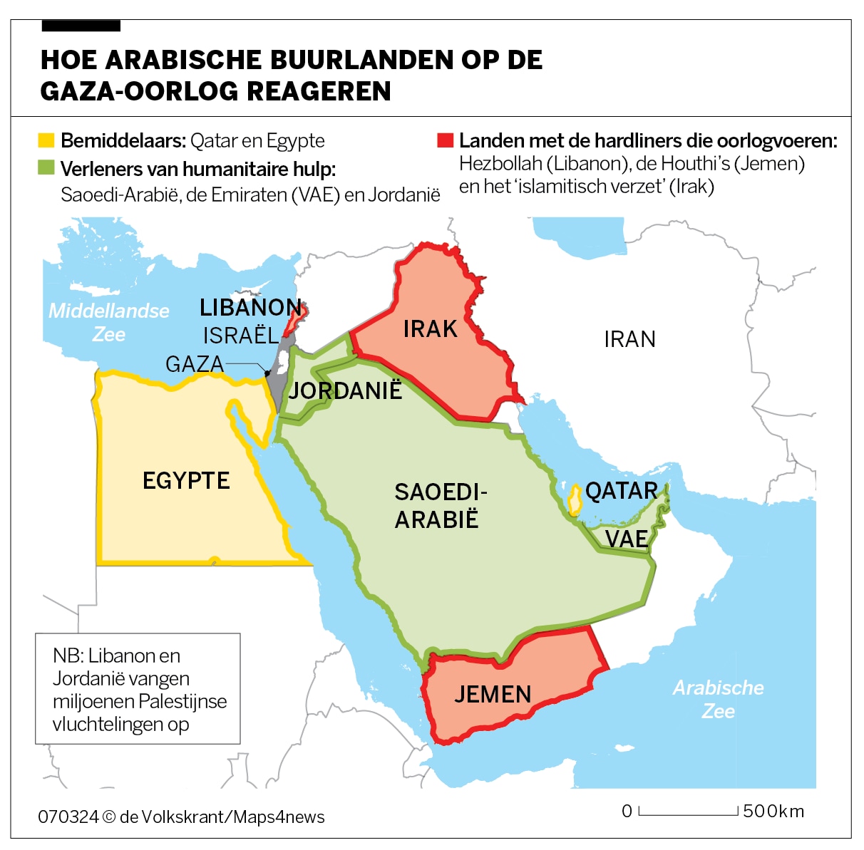 Buurlanden steunen hongerlijdend Gaza vooral in woord maar nog weinig ...