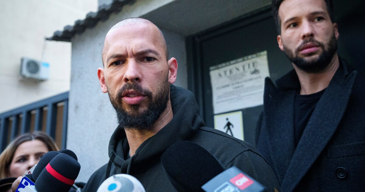 Volgende rechtszaak aanstaande voor omstreden influencer Andrew Tate ...