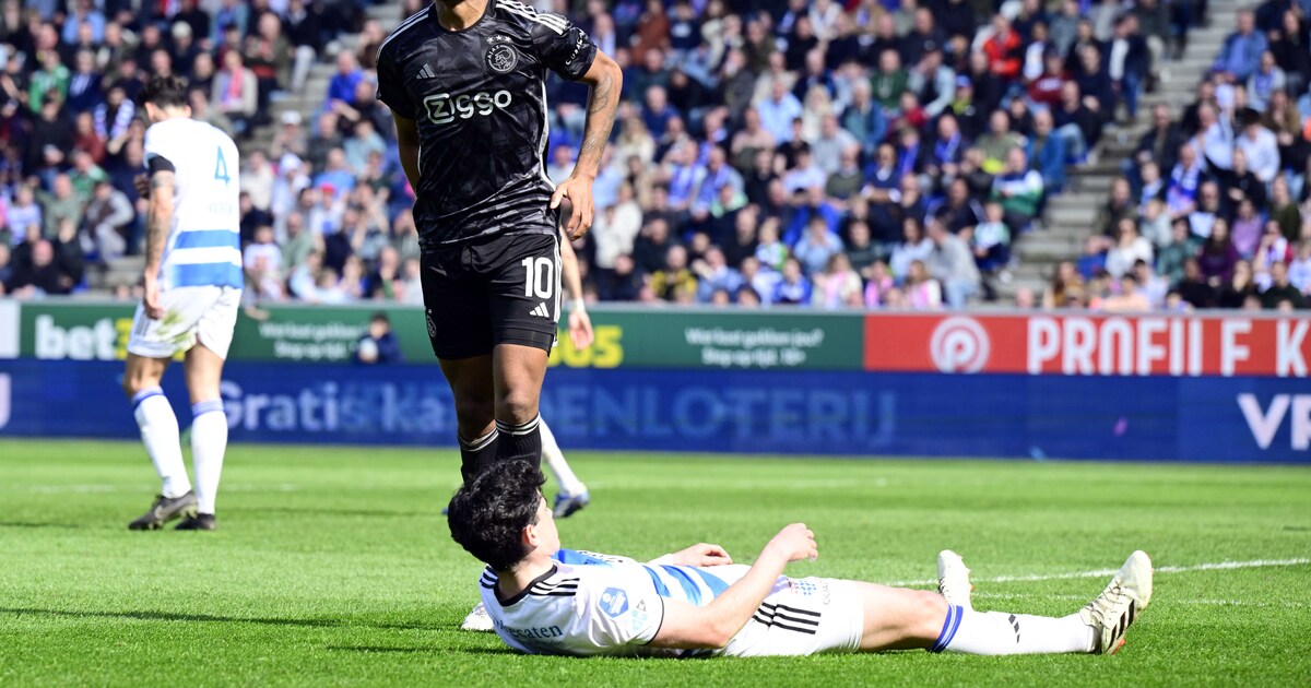 Akpom schiet gehavend Ajax naar vijfde plaats van Eredivisie | de Volkskrant