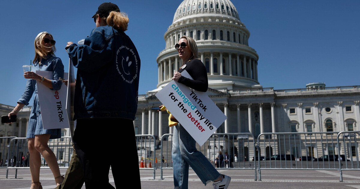 Senaat VS stemt in met ban op TikTok als de Chinese eigenaar de app ...