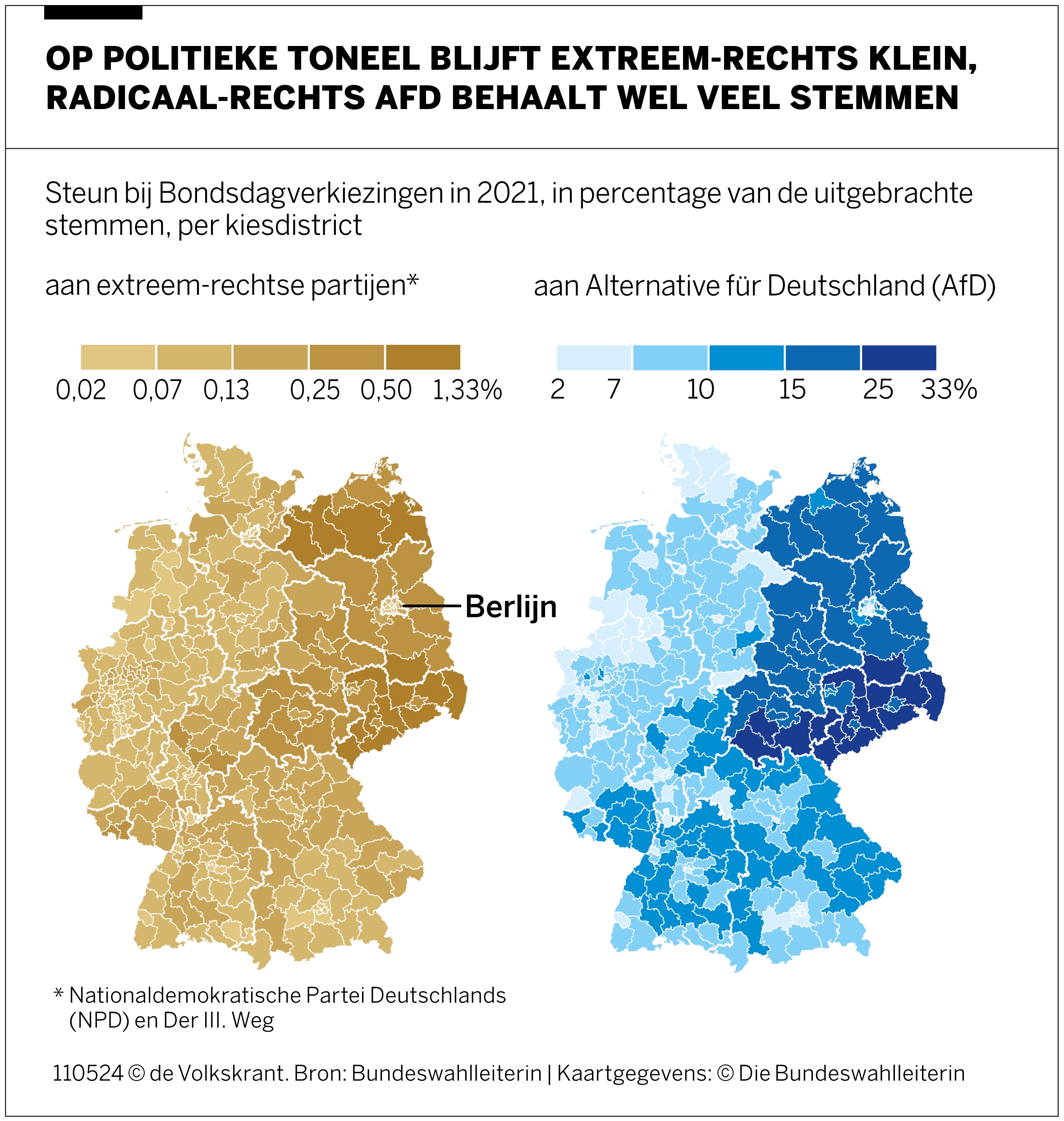 Extreem-rechts krijgt in Duitsland steeds meer voet aan de grond | de Volkskrant