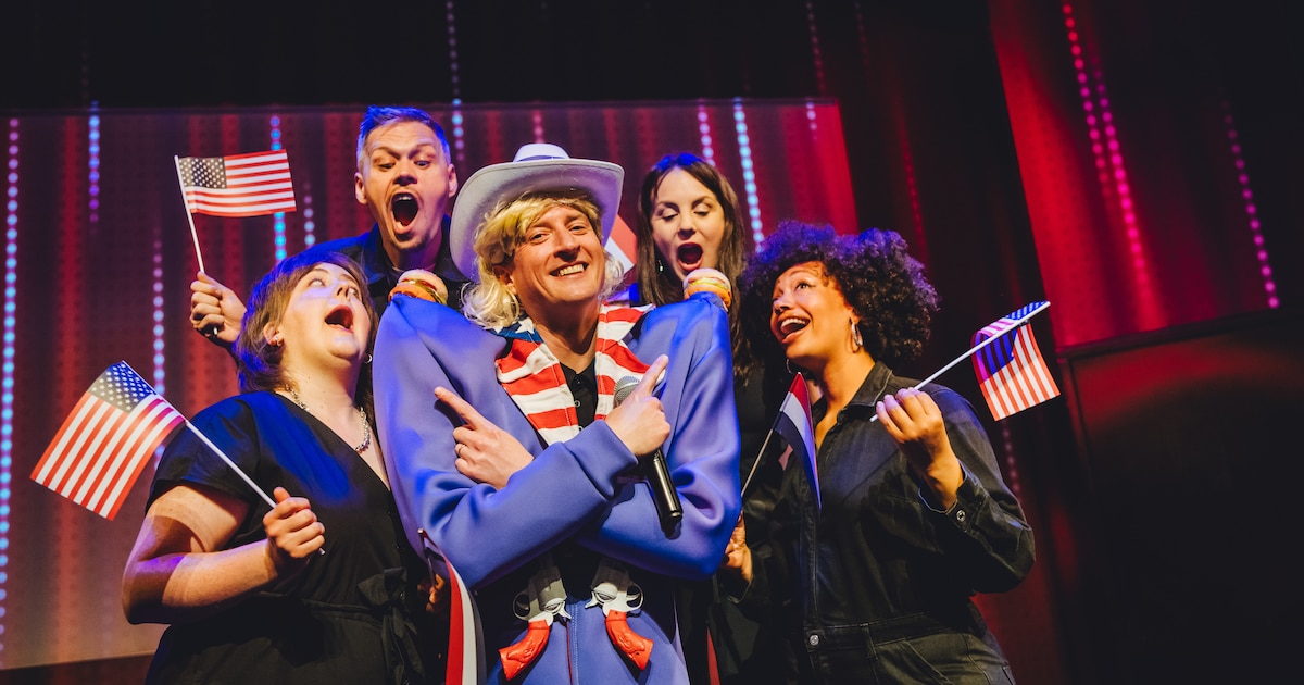 In de techvoorstelling van comedygezelschap Boom Chicago komen de ...