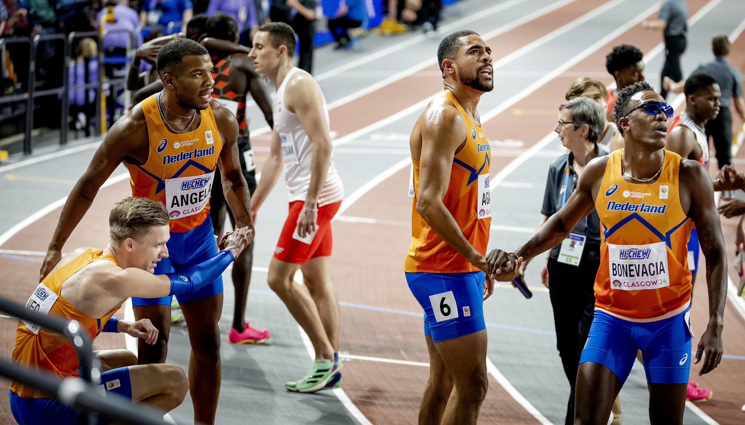 Voor de mannen op de 4x400 is het dinsdag bij de EK de allerlaatste ...