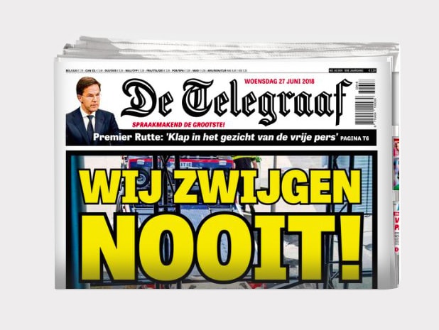 Grap over de krant van wakker ­Nederland valt slecht bij de krant | de ...
