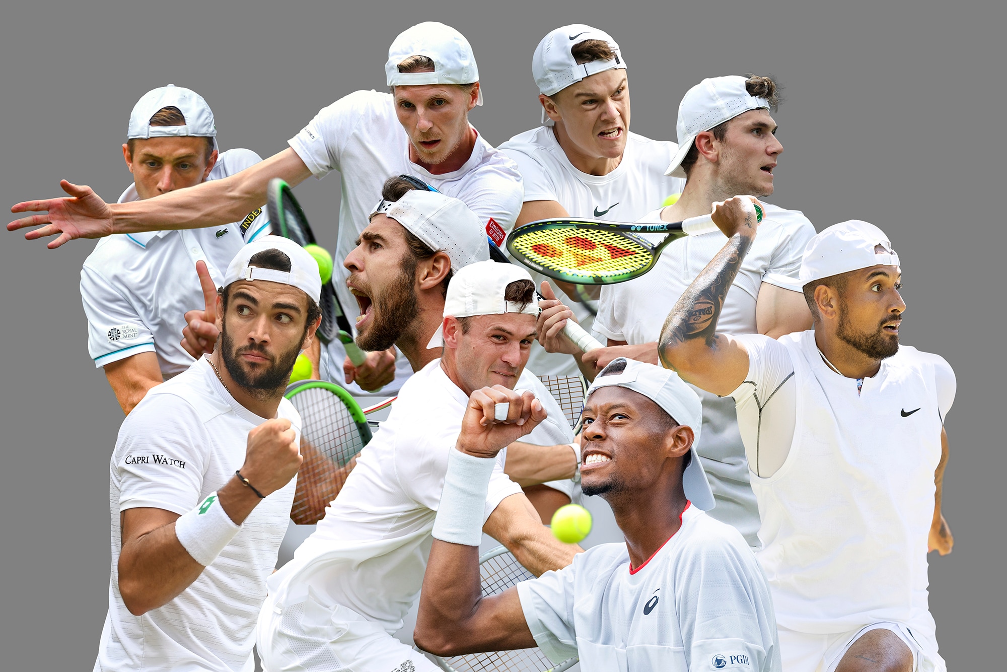 Petje achterstevoren? Op Wimbledon kan je de titel dan wel vergeten ...