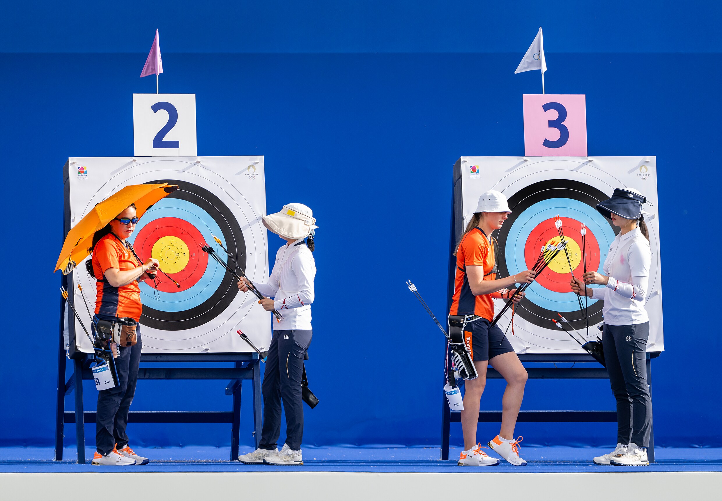 Nederlandse handboogschutters zijn al begonnen aan de Spelen: ‘Een ...