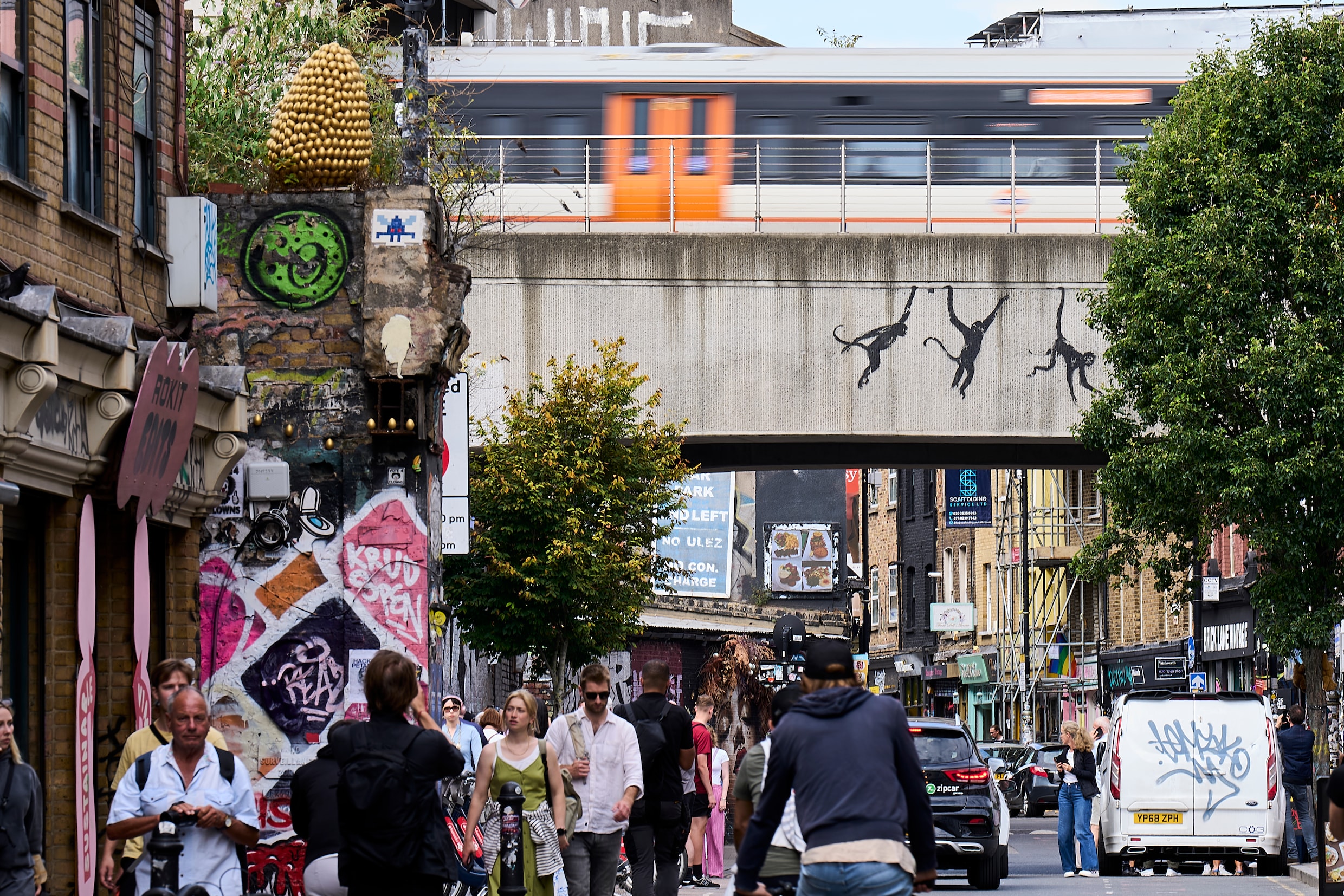 Elke dag een nieuwe Banksy in Londen, maar wat zou hij met zijn ...