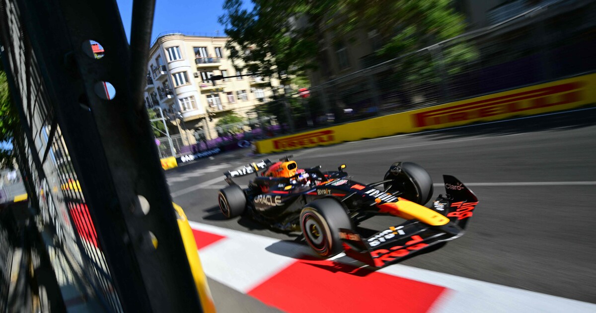 Max Verstappen eindigt als vijfde in Azerbeidzjan, zege voor Oscar Piastri | de Volkskrant