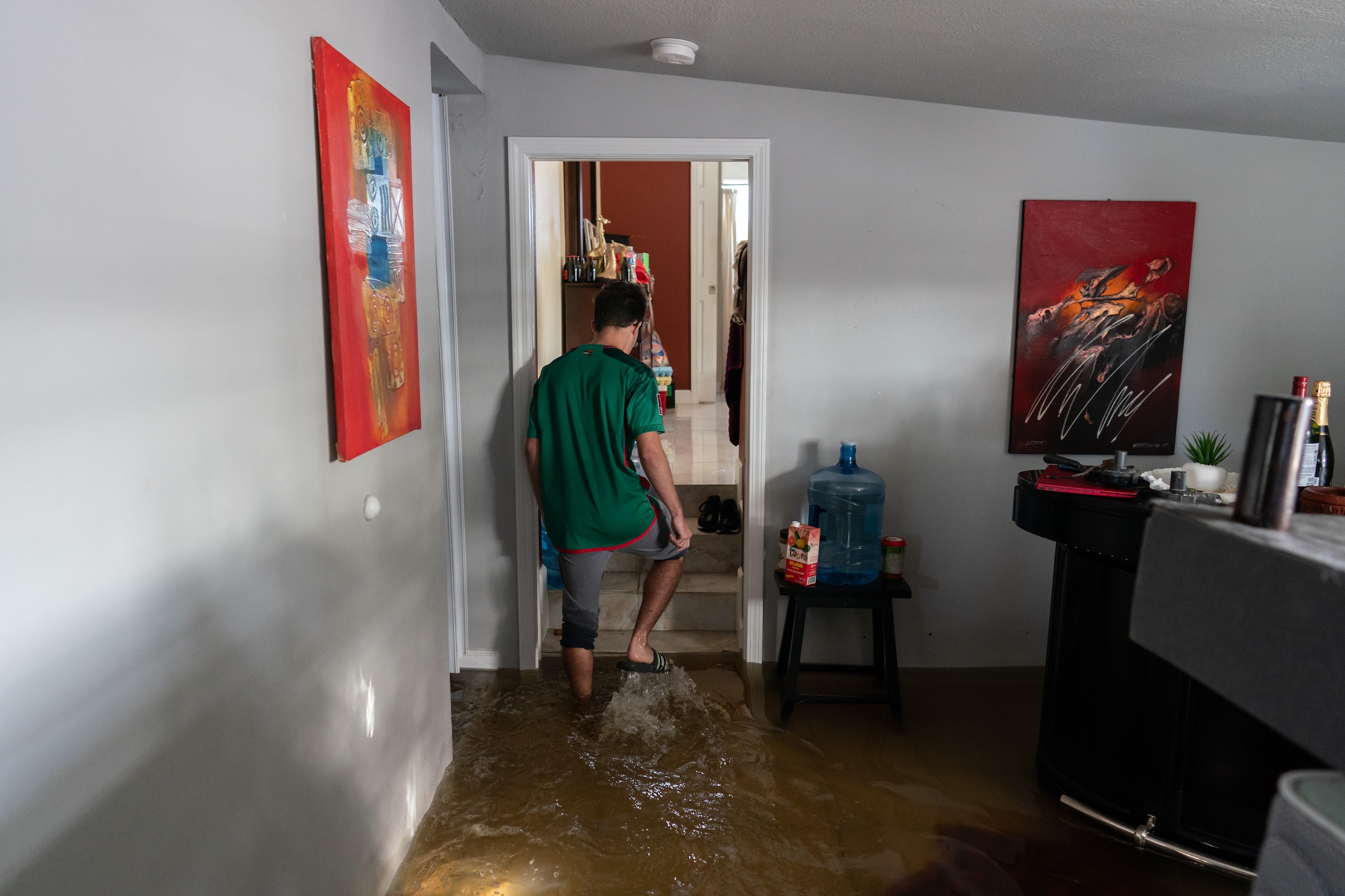 Door orkaan Milton zijn grote delen van Florida overstroomd | de Volkskrant