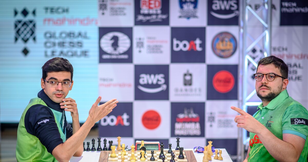 Schaaktoernooi met alle wereldtoppers in wedstrijdtenue, vuurwerk en ...