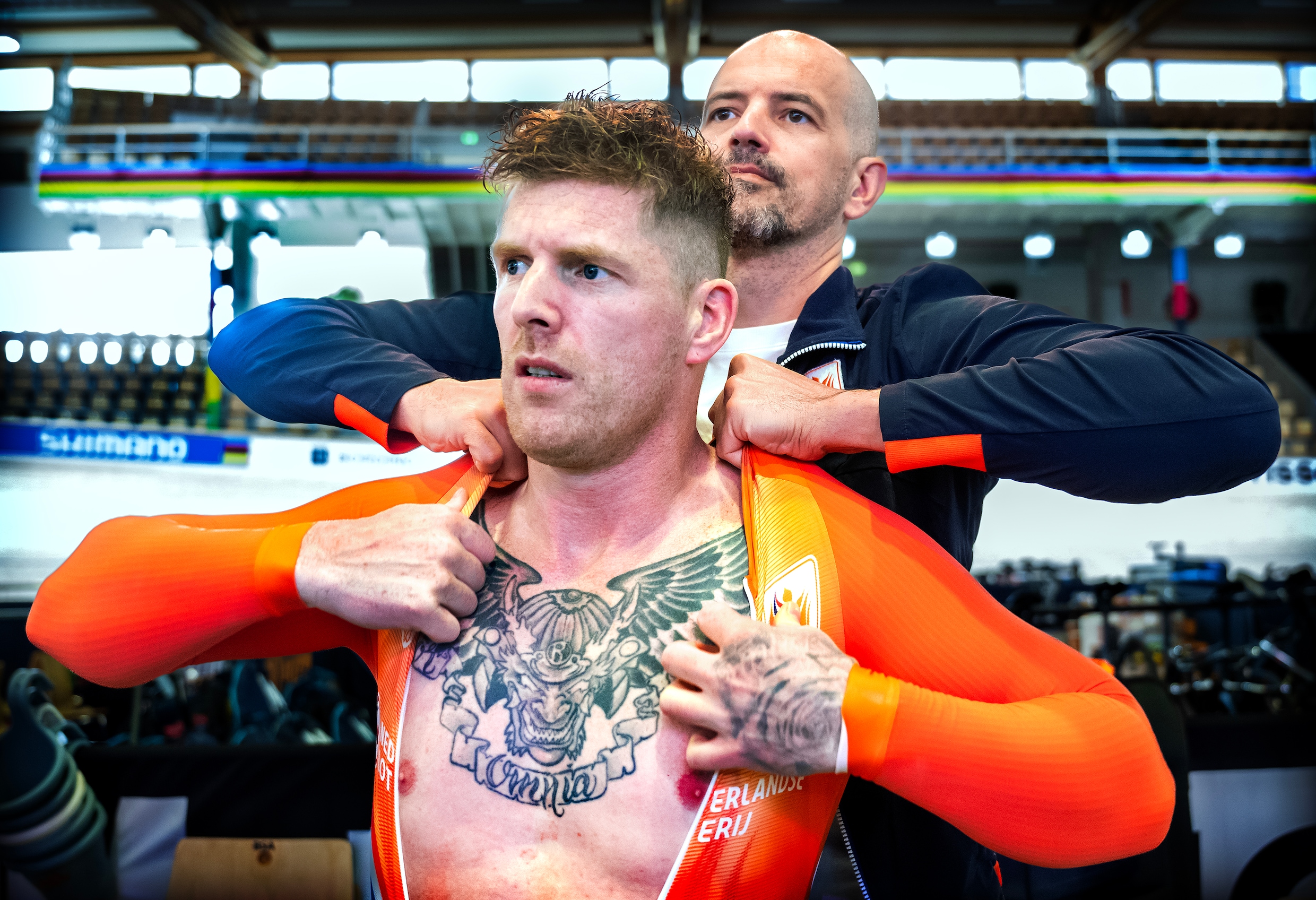 Baanwielrenner Roy van den Berg is de aanjager van de gouden teamsprint ...