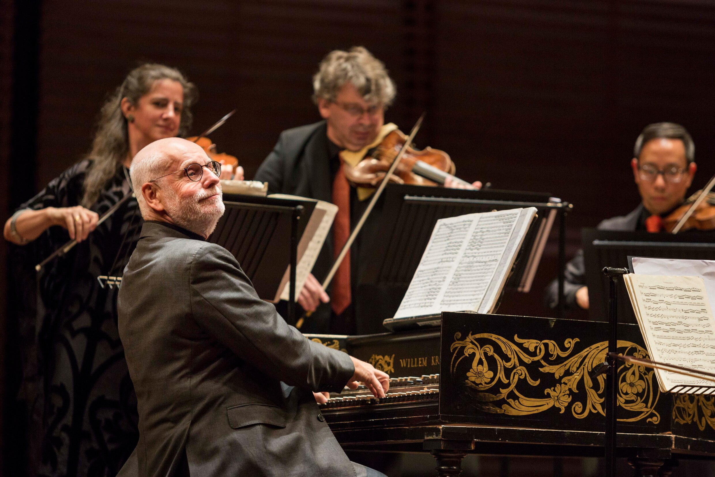 De 80-jarige Ton Koopman musiceert nog steeds met onstuitbaar plezier ...