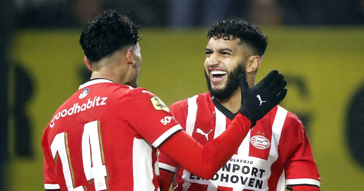 PSV is twee maten te groot voor NAC en pakt elfde zege (0-3) | de ...