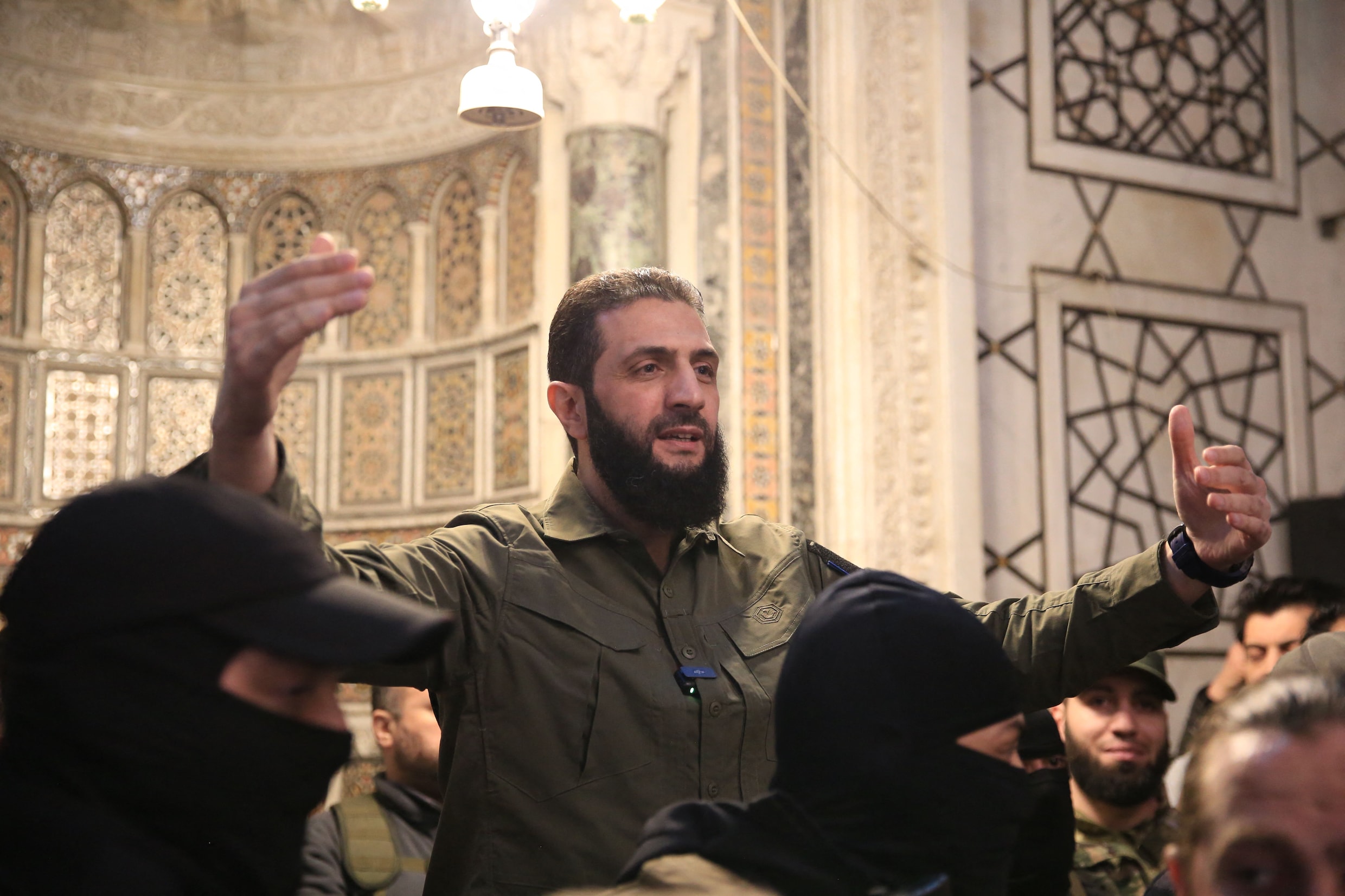 Juist een voormalig opstandeling bezoekt als eerste president van Syrië ...