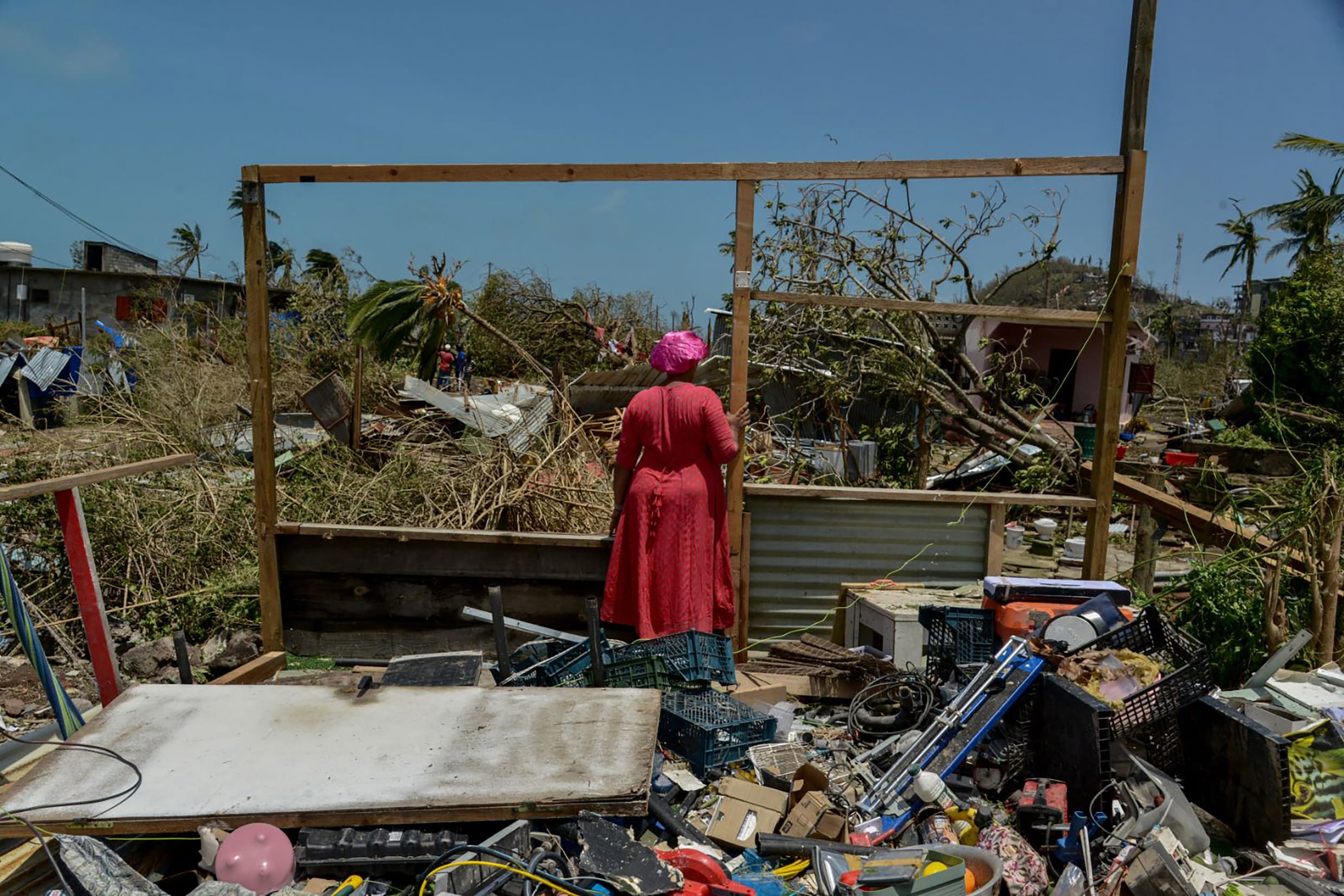 Cycloon Chido verwoest Franse eilandengroep Mayotte | de Volkskrant