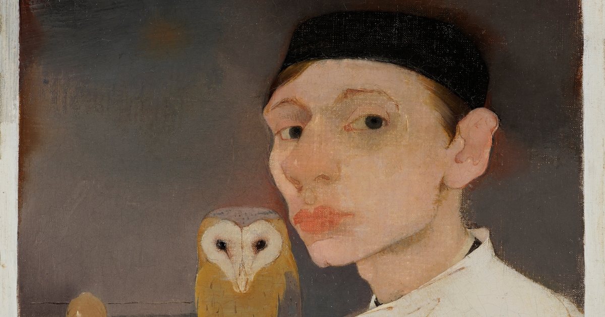 Het beroemde, tere ‘Zelfportret met uil’ van Jan Mankes is opgeknapt – een gelukkige zet | de ...
