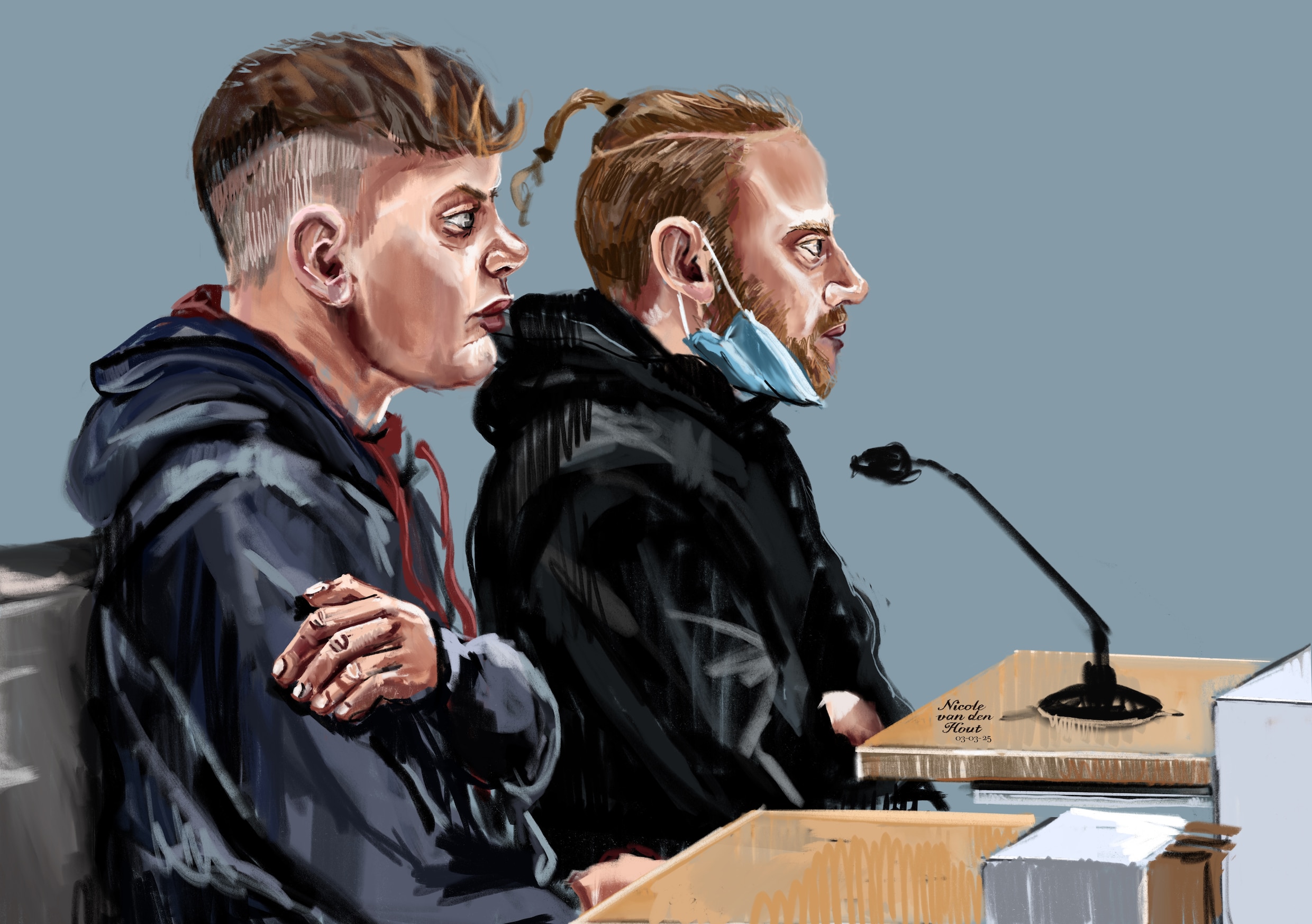 Extreemrechtse jongeren voor de rechter in Rotterdam: ‘Ik was toen best ...