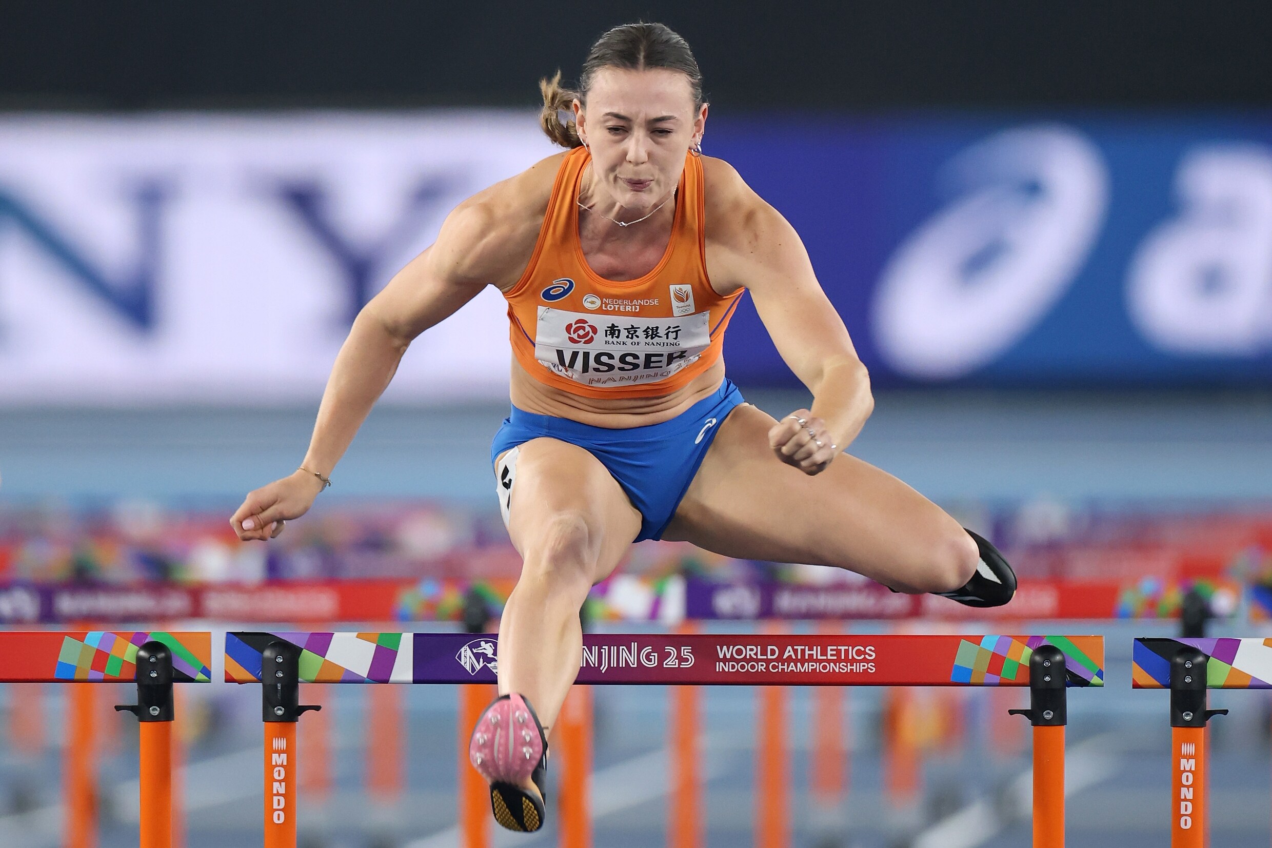 Finale WK draait voor hordenloopster Nadine Visser uit op ...