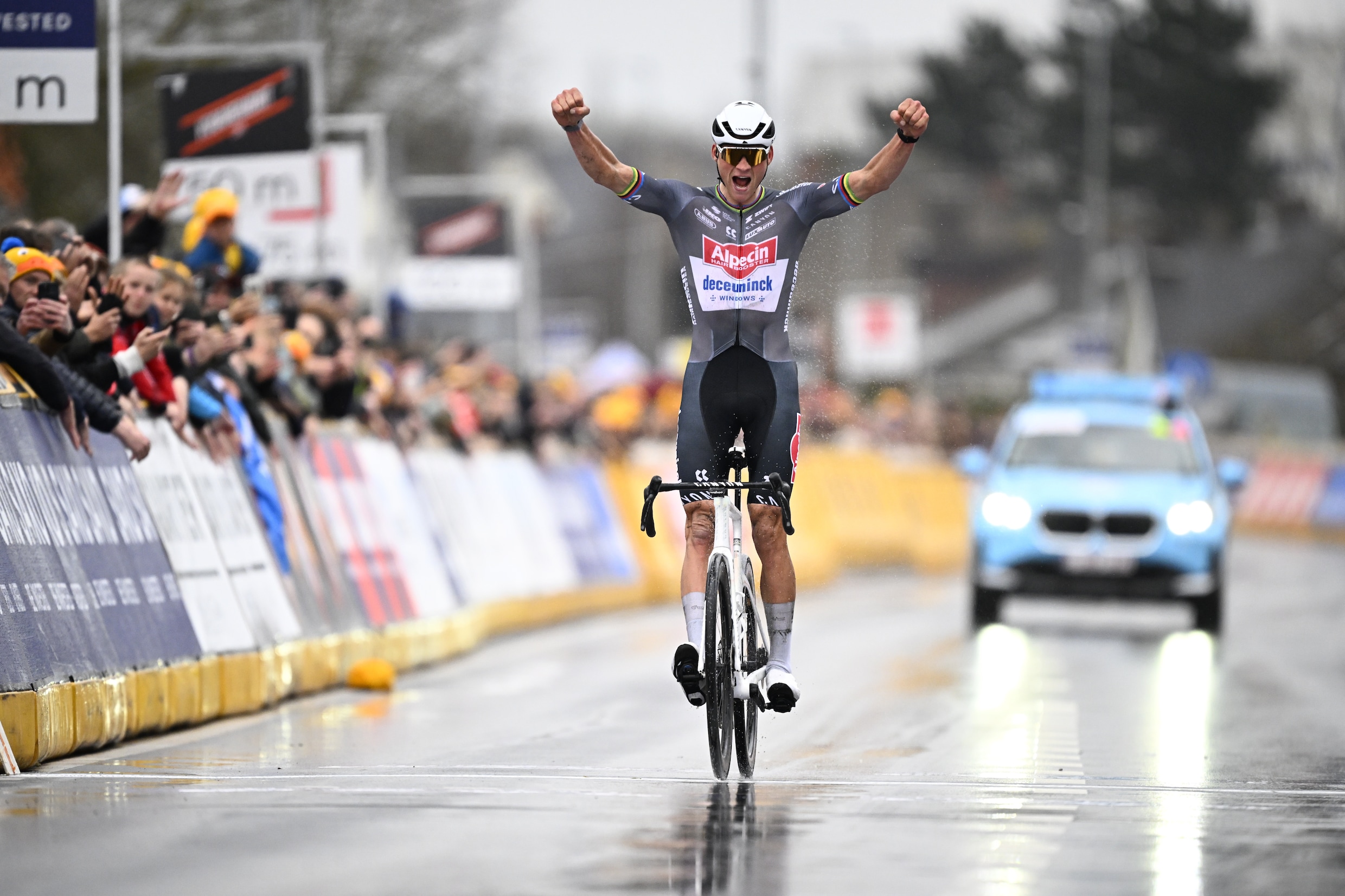 Mathieu van der Poel toont opnieuw topvorm met winst E3 | de Volkskrant