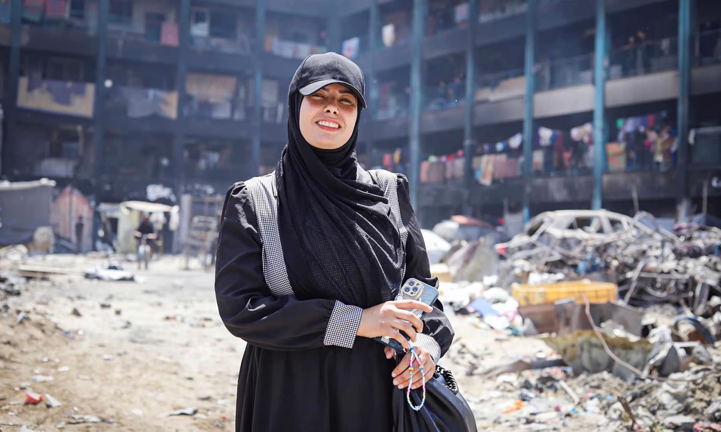 Met haar camera als geweer streed de Palestijnse fotojournalist Fatima Hassouna tegen de ...