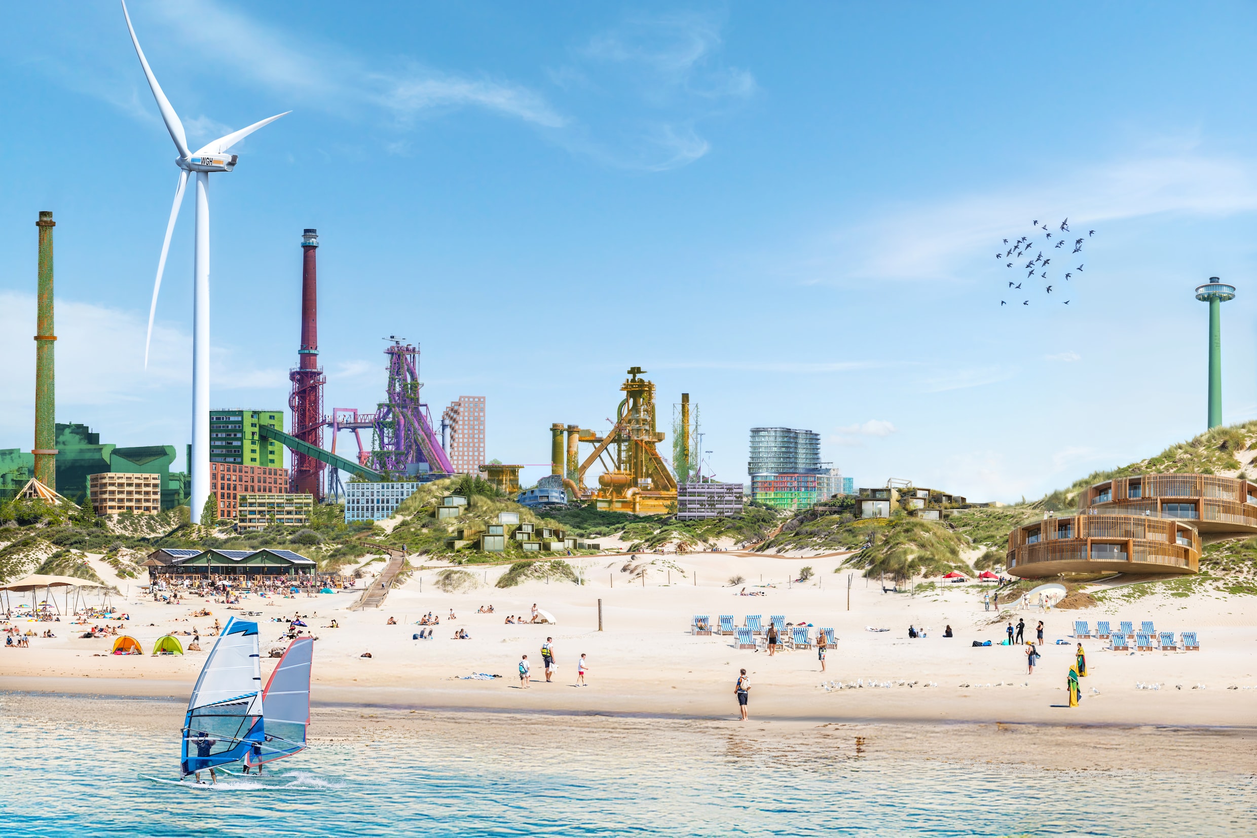 ‘Staalindustrie past hier niet meer, er is een aantrekkelijk alternatief: een groene stad in de ...