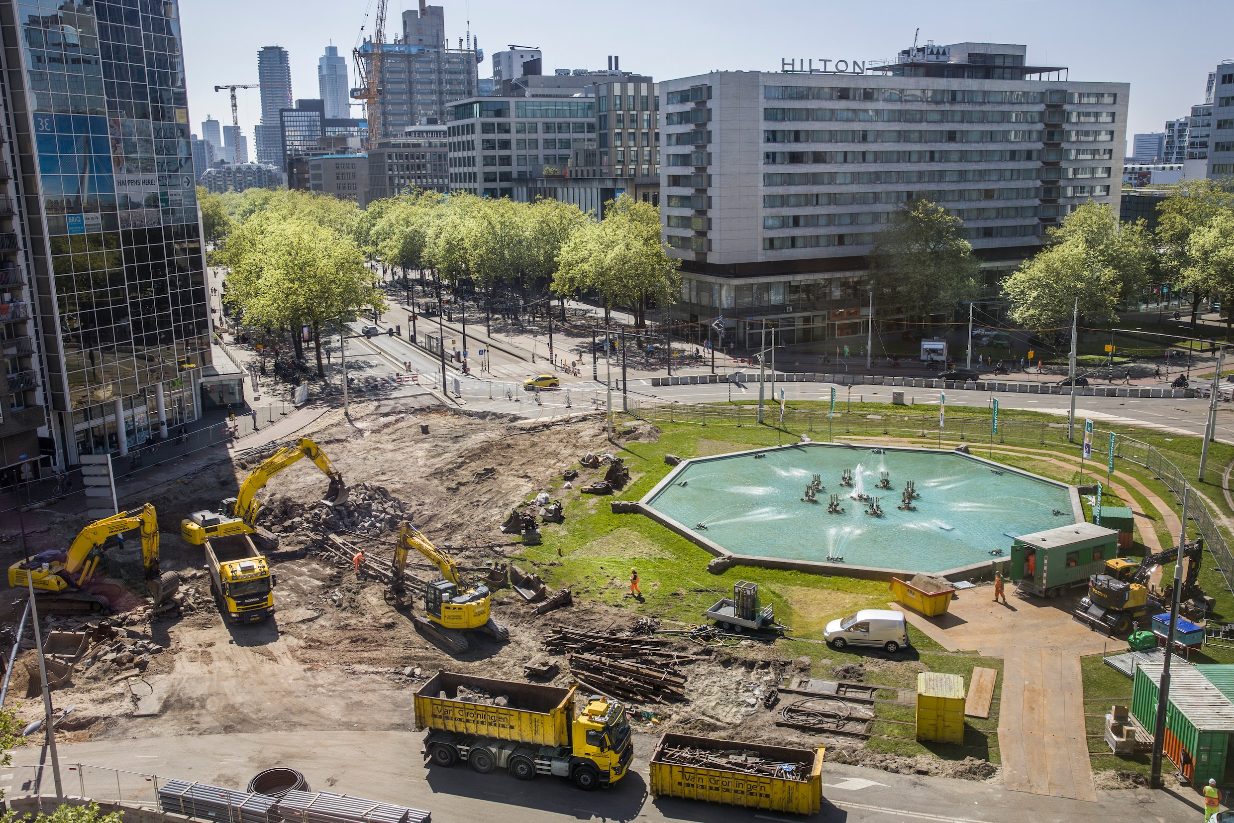De auto hoort steeds minder bij Rotterdam: er is een groene metamorfose ...