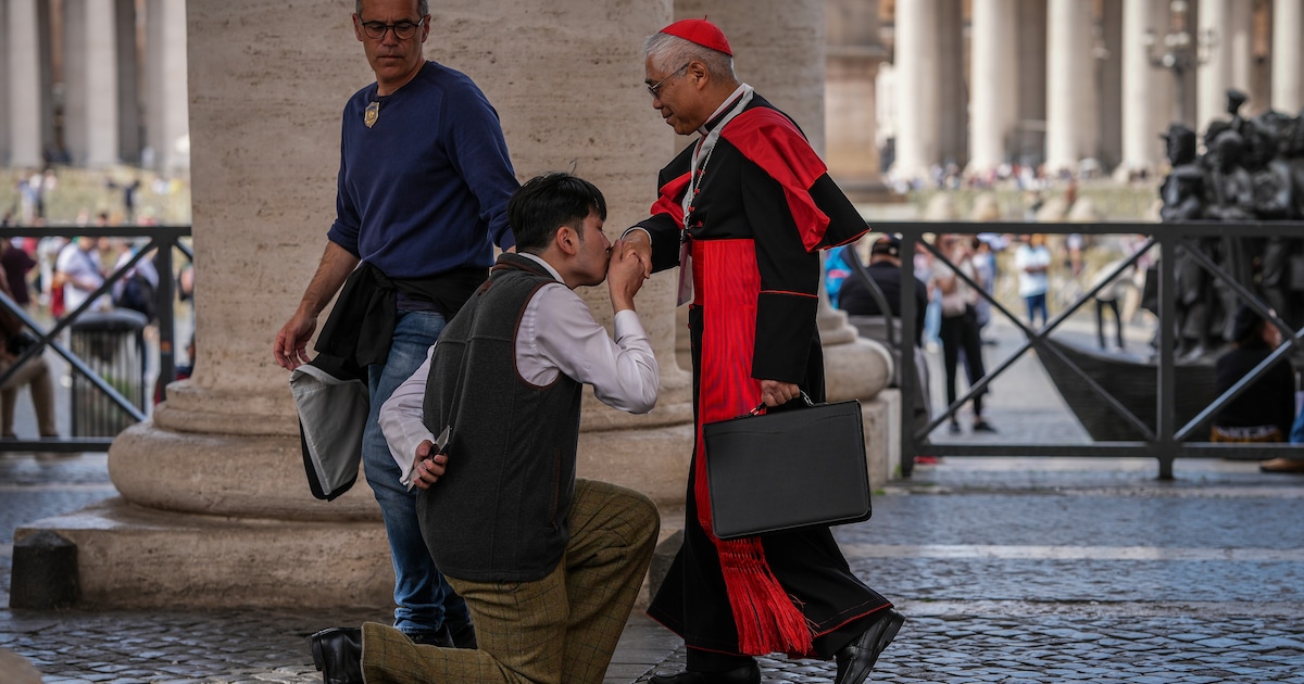 Met de start van het conclaaf beleven de ‘vaticanisten’ gouden tijden ...