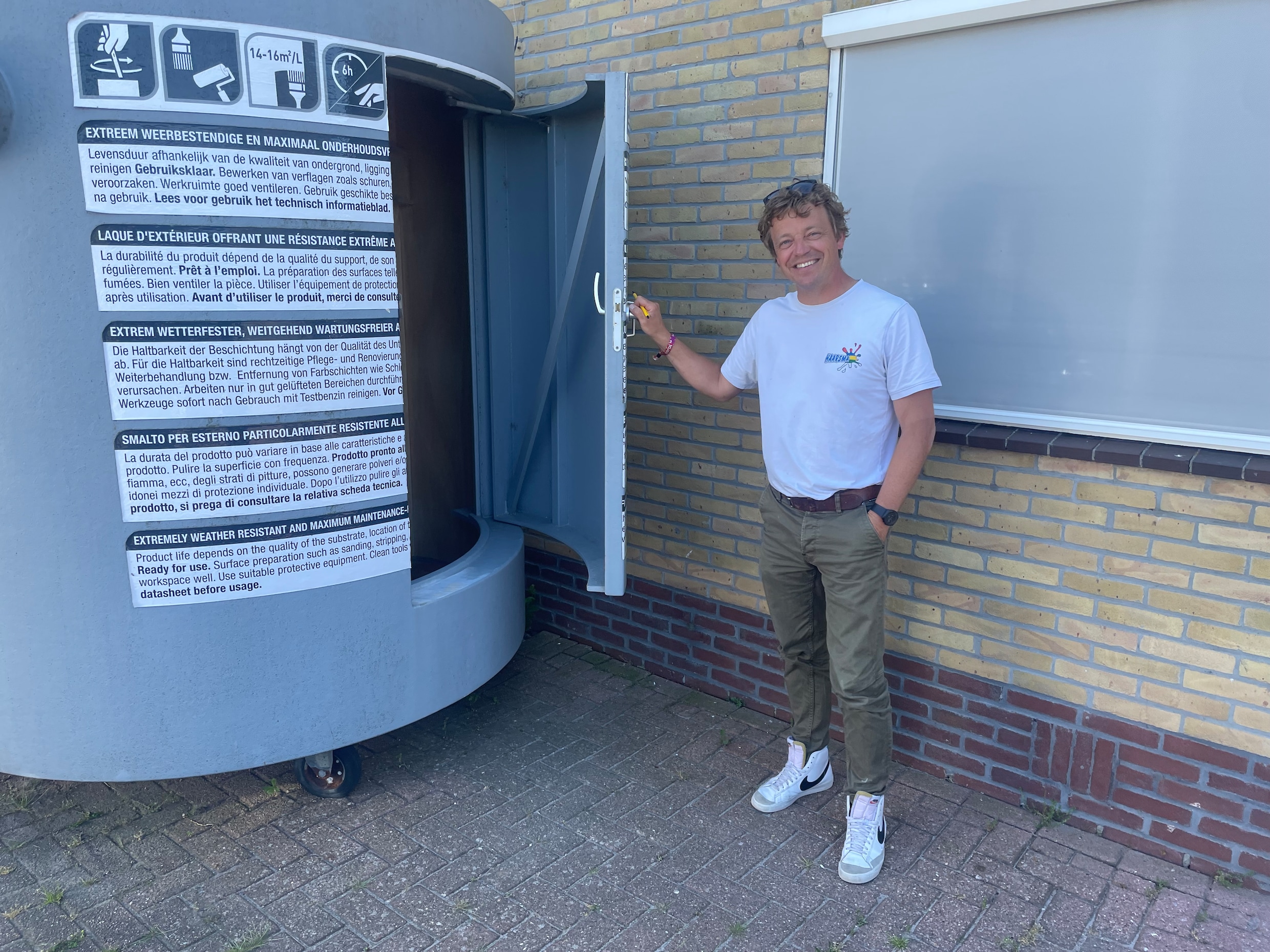 Na een speurtocht tijdens Oerol werd duidelijk wáárom je via een deur ...