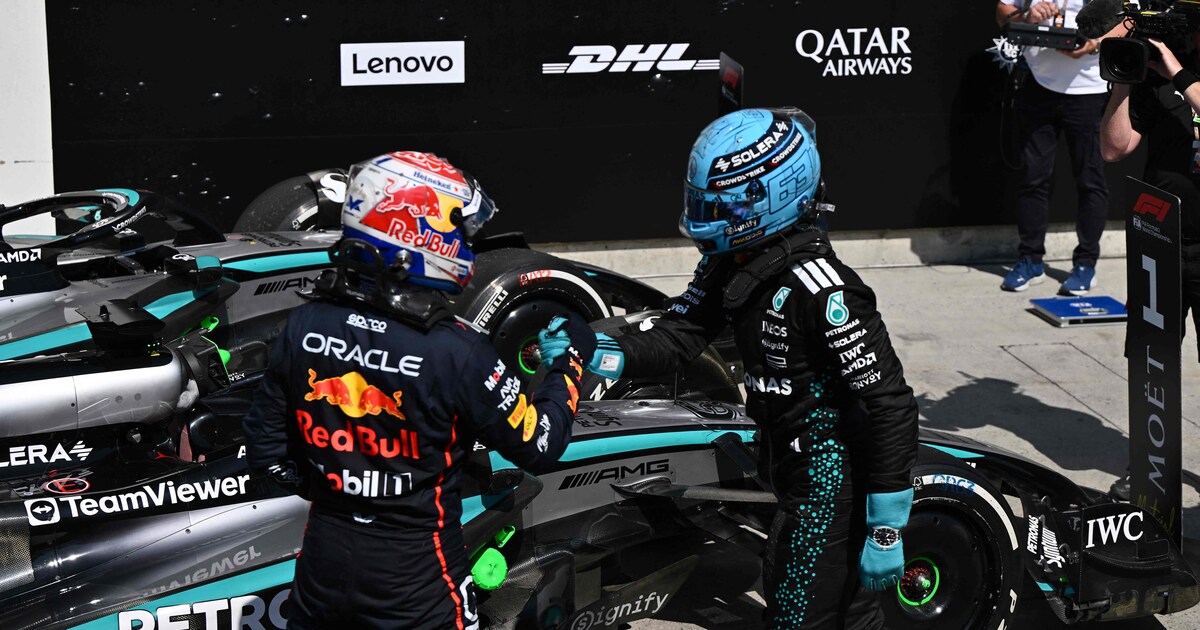 Verstappen tweede achter Russell in GP Canada, Norris crasht vlak voor ...
