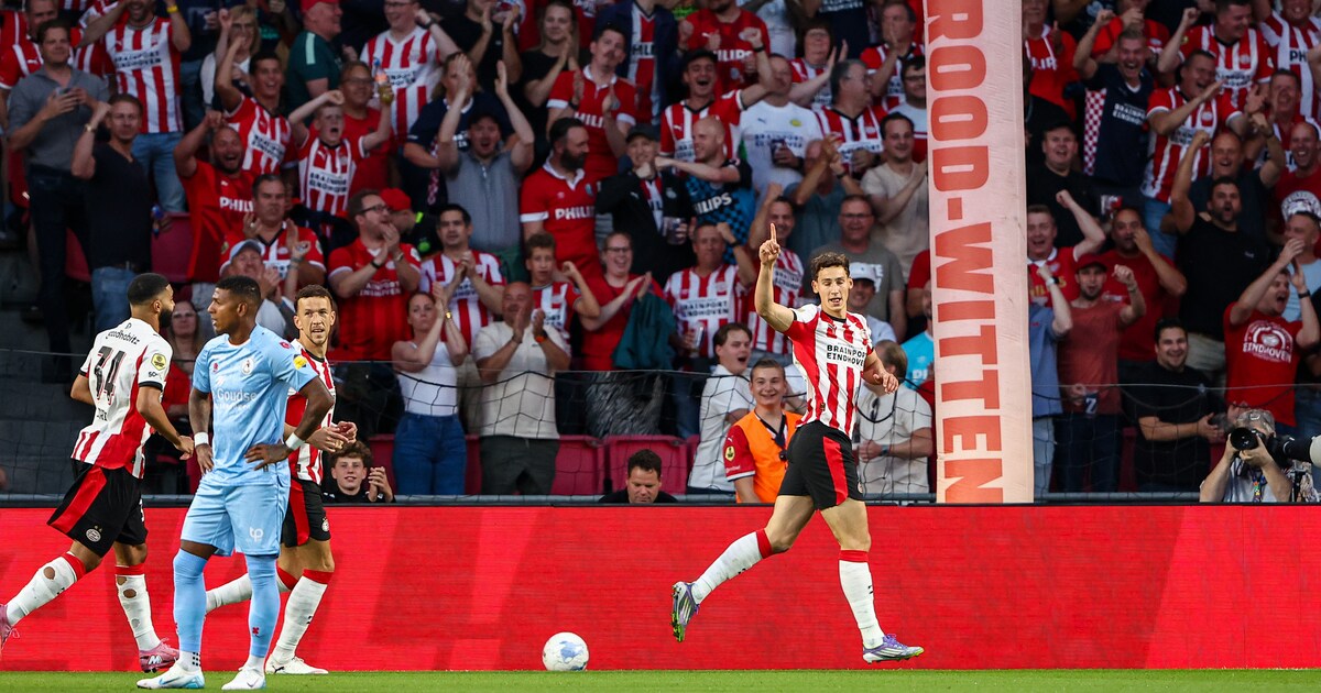 Regerend landskampioen PSV begint nieuwe seizoen met ruime zege op ...