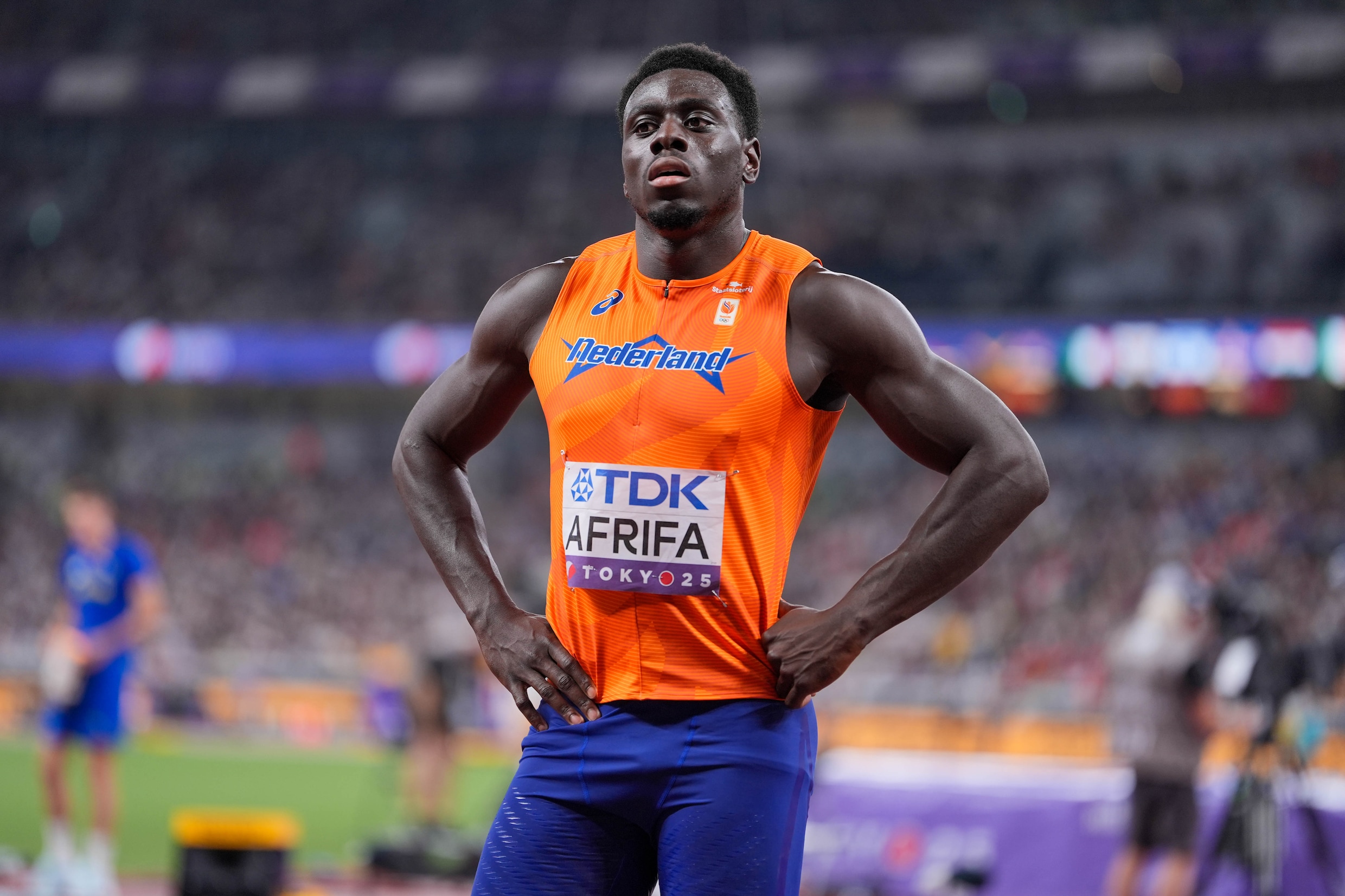 Terwijl Elvis Afrifa sprint op de WK atletiek, zoekt zijn broer Dan ...