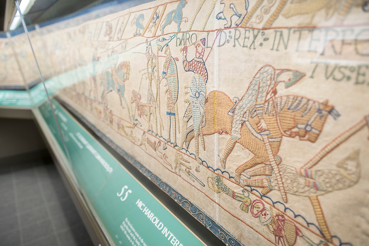 In Reading hangt al sinds de 19de eeuw een kopie van het Tapijt van ...