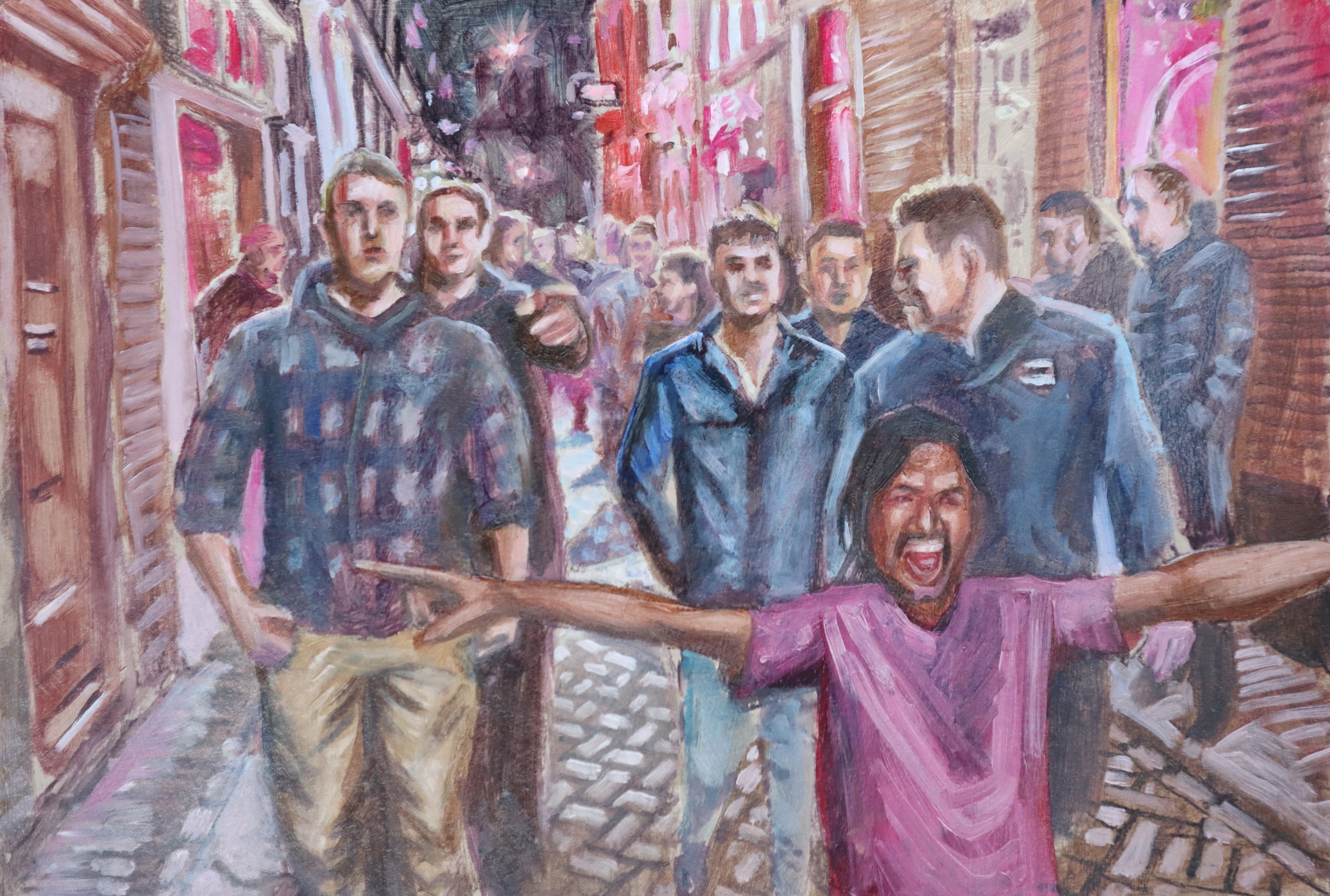 Tijdens een ‘pub crawl’ op de wallen ontstaat er zowaar een ...