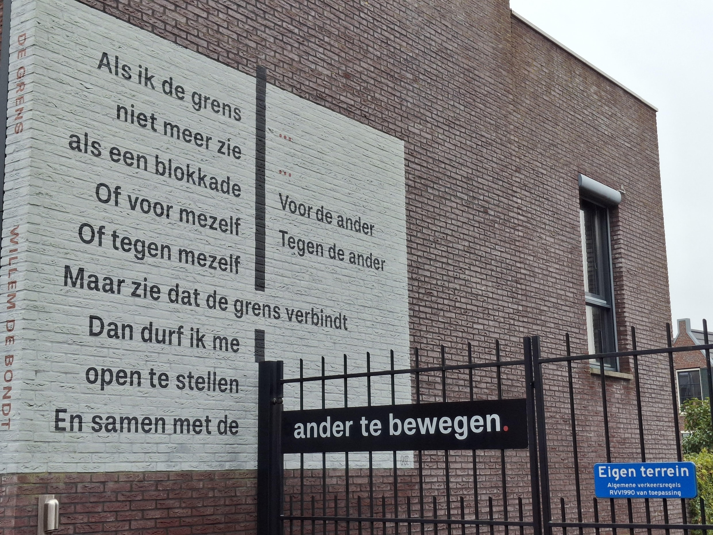 Als ik de grens niet meer zie als een blokkade | de Volkskrant