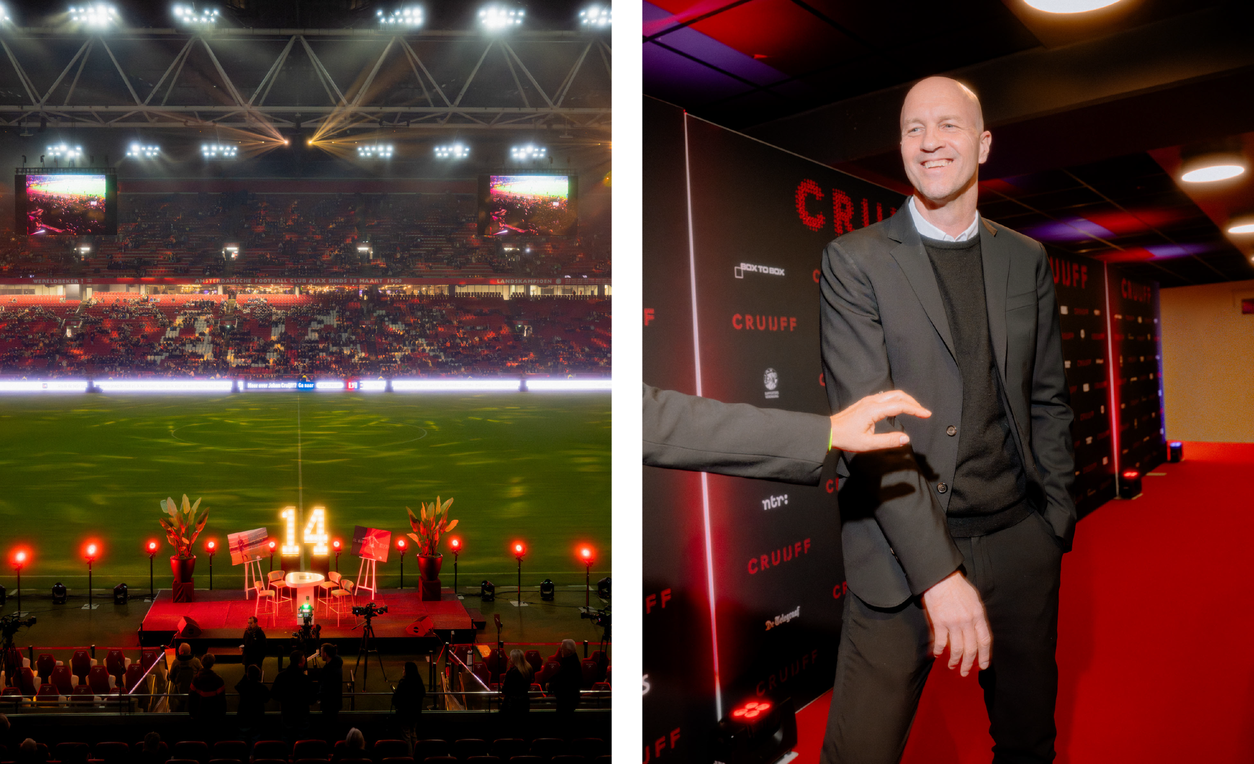 Een avond in de kerk van Cruijff: voetballegende in Arena geëerd met ...