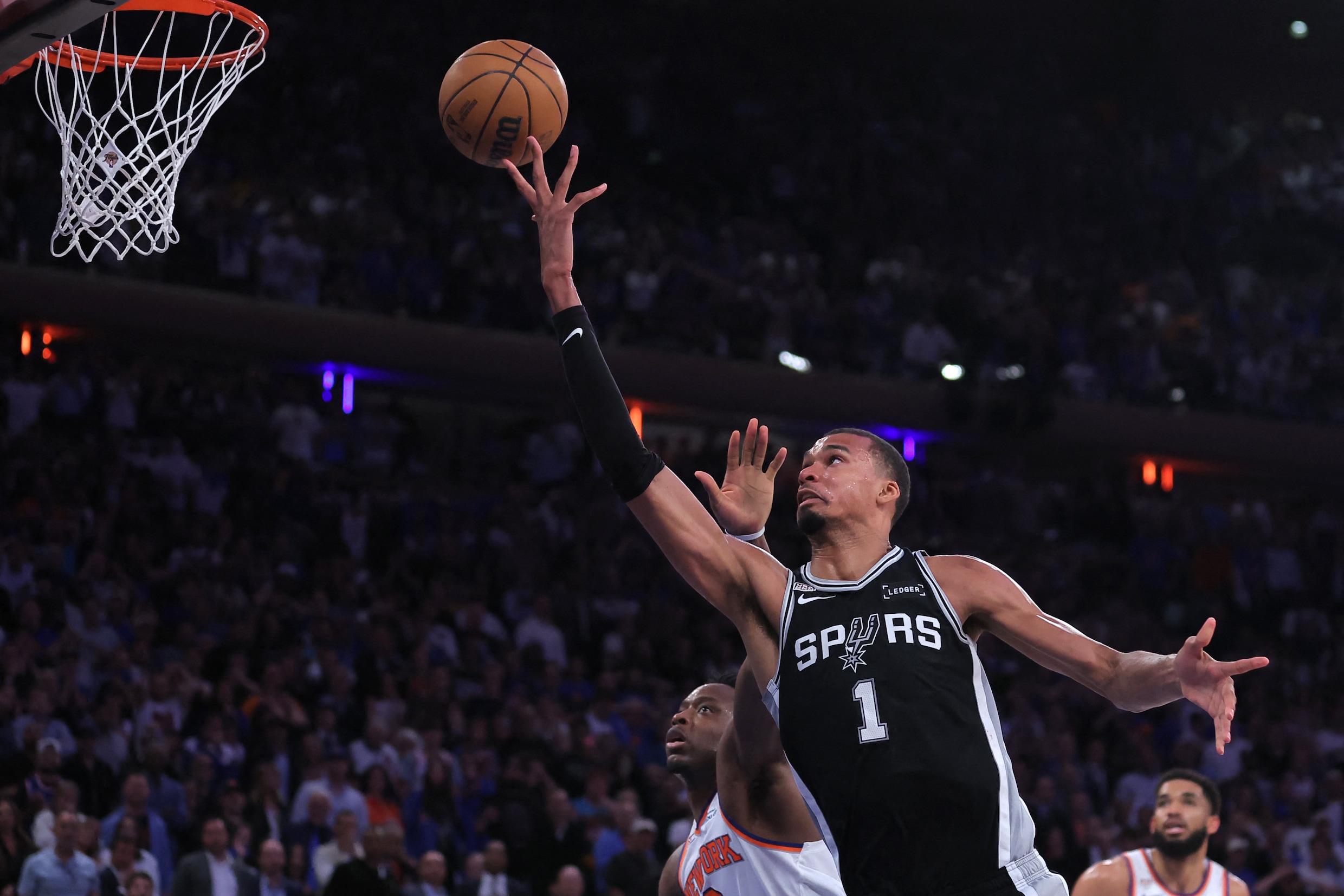 Na een miraculeuze ontsnapping kunnen de basketballers van New York ...