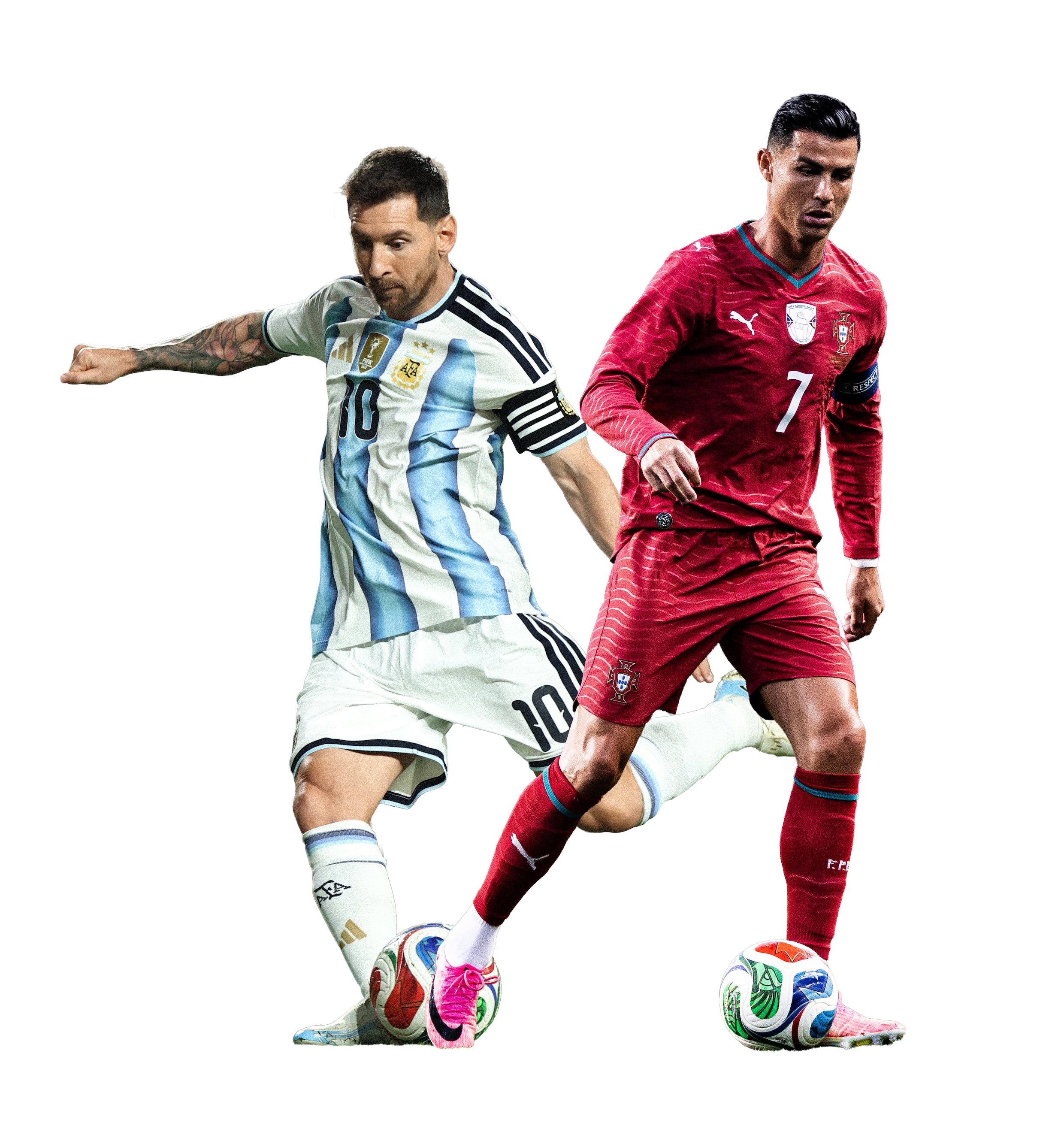 Ook op dit WK een heilige twee-eenheid: waarom Messi en Ronaldo spelen ...