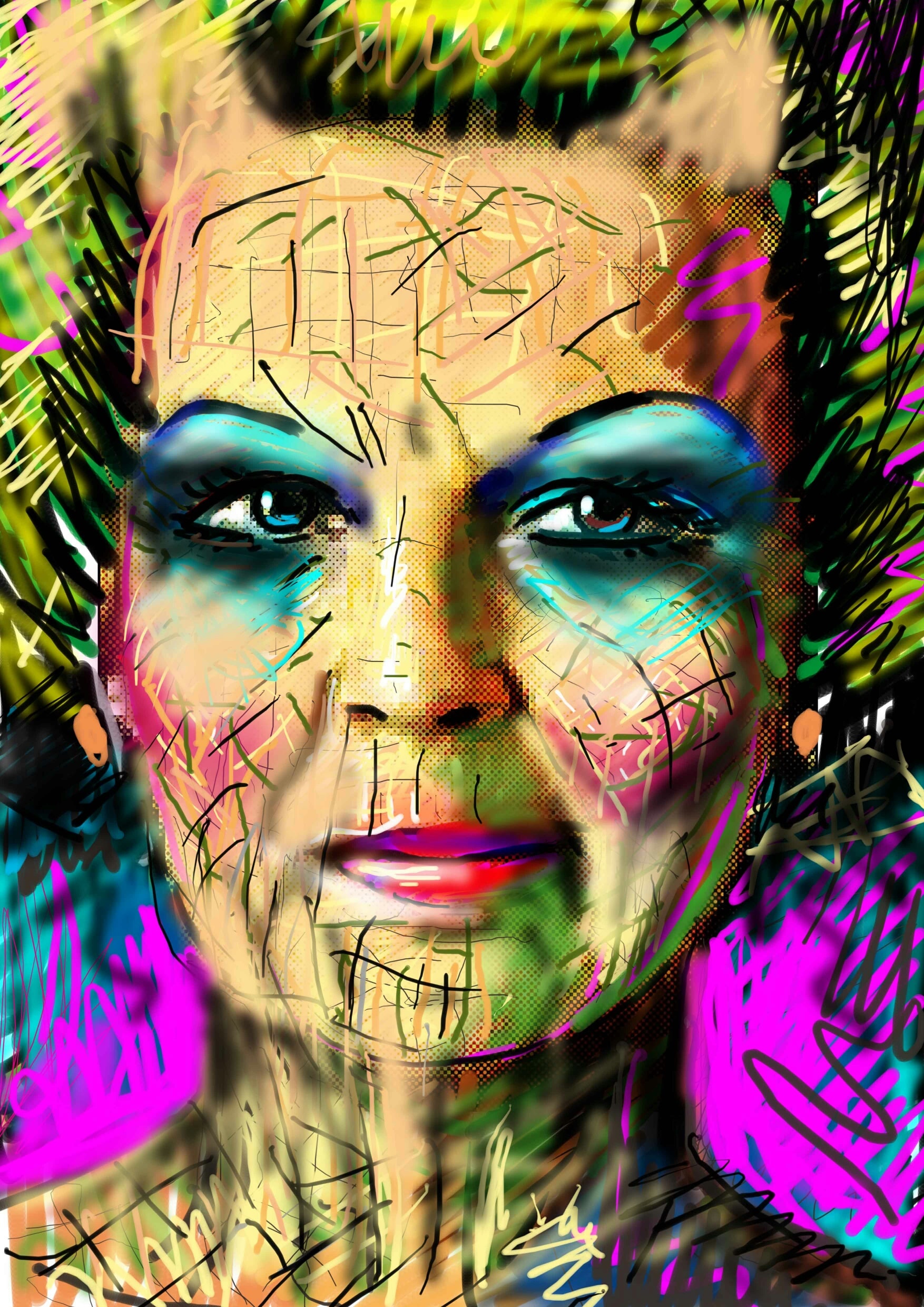 Kunstenaar Peter Klashorst (1957-2024), steeds in de weer zichzelf naar de frontlinie te ...