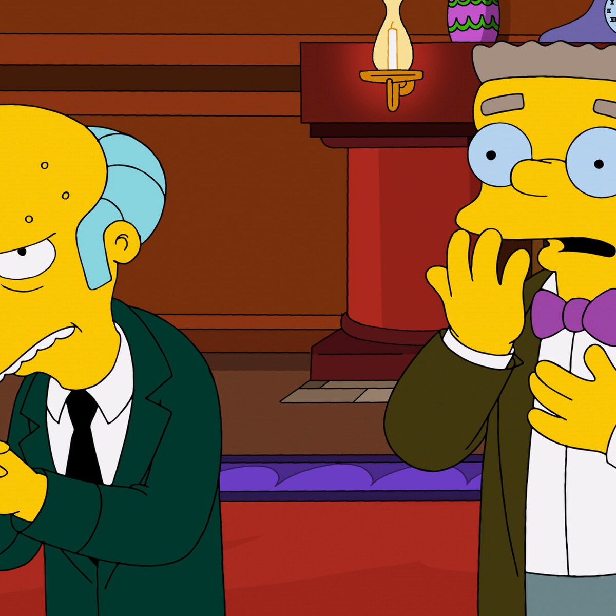 Carachtair Simpsons Mr Burns