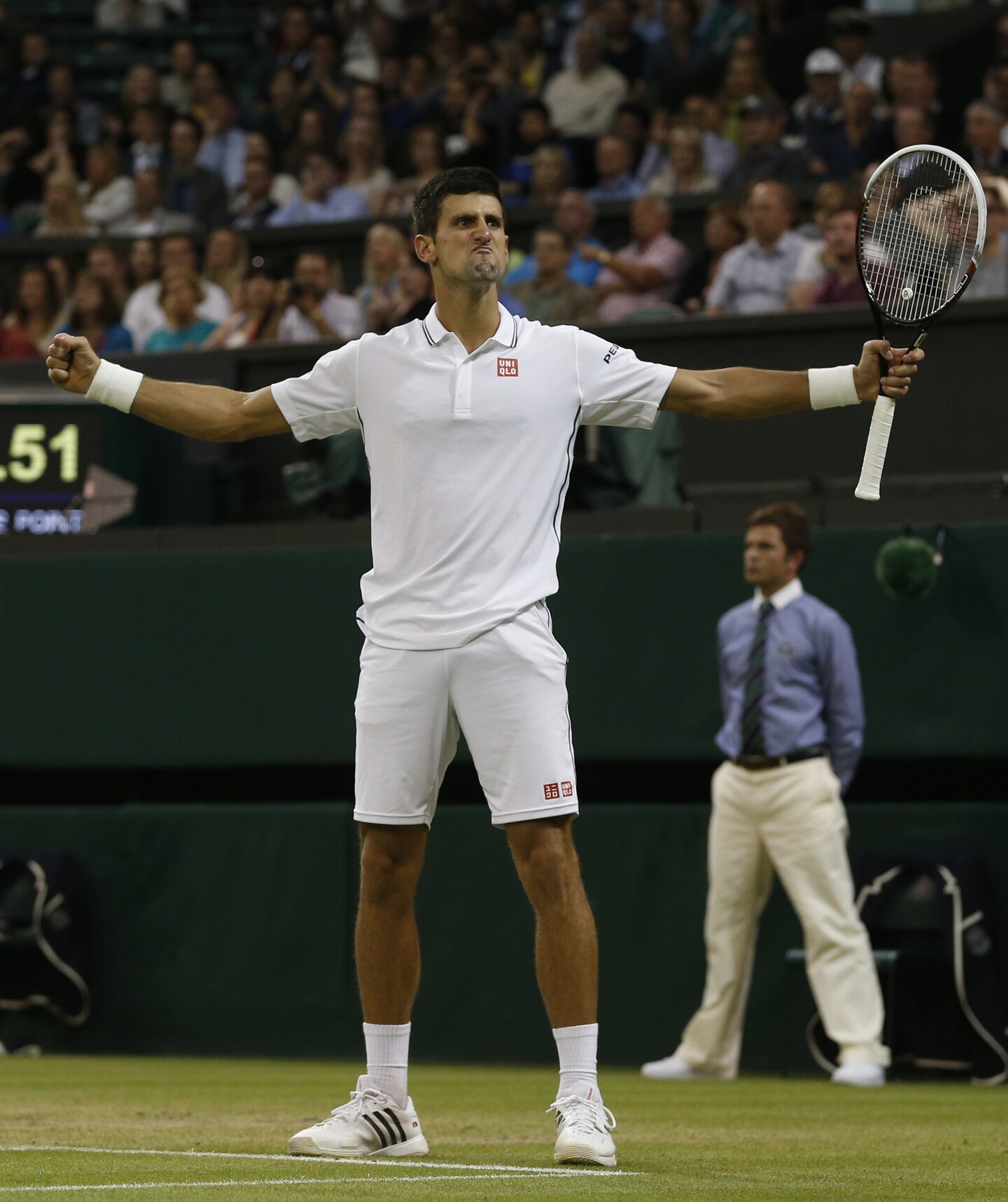 Djokovic via Tsonga naar kwartfinale Wimbledon | de Volkskrant