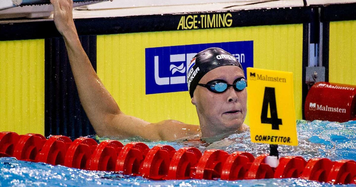 Inge Dekker als vierde naar EK-finale 50 vlinder | de Volkskrant