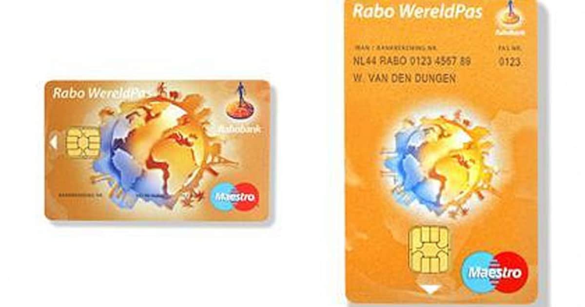 Nieuwe pinnen: Rabobank komt met verticale bankpas | de Volkskrant