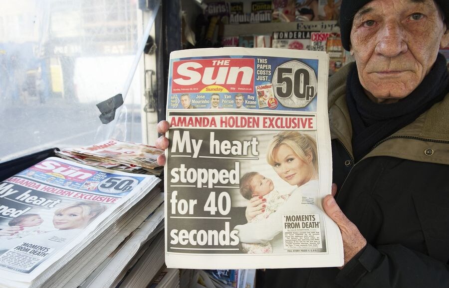 Eerste editie'The Sun on Sunday' 3,2 miljoen keer verkocht | de Volkskrant