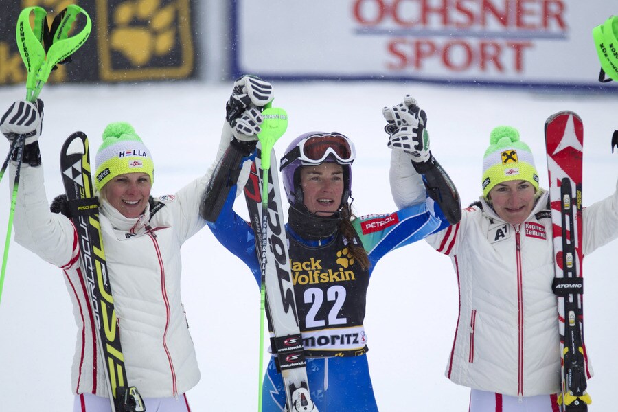 Maze wint supercombinatie in St. Moritz | de Volkskrant