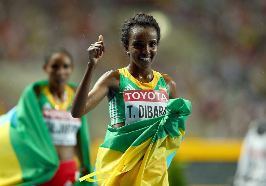 Dibaba heeft de wereldtitel terug op 10km | de Volkskrant