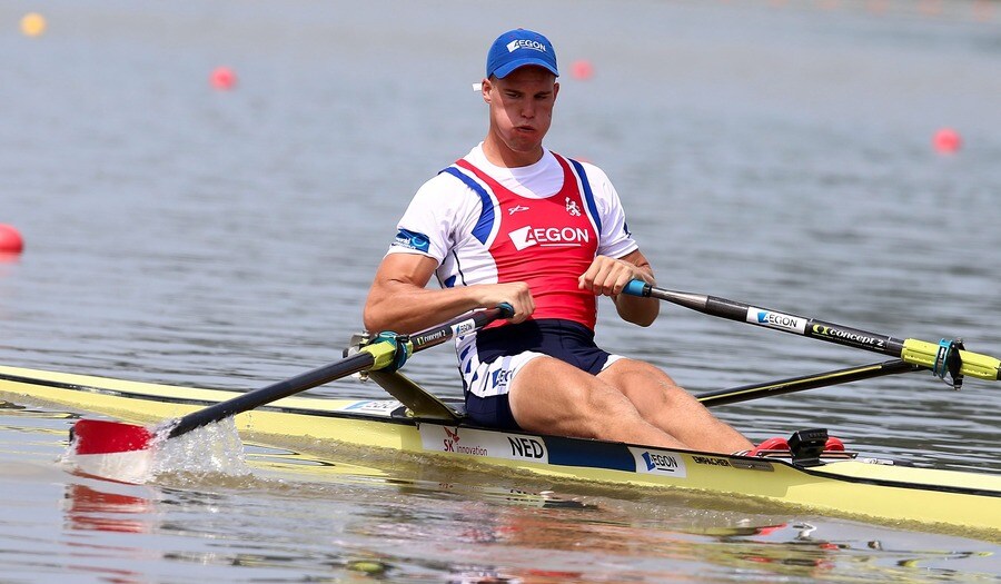 Braas en Janssen: gif in de skiff | de Volkskrant